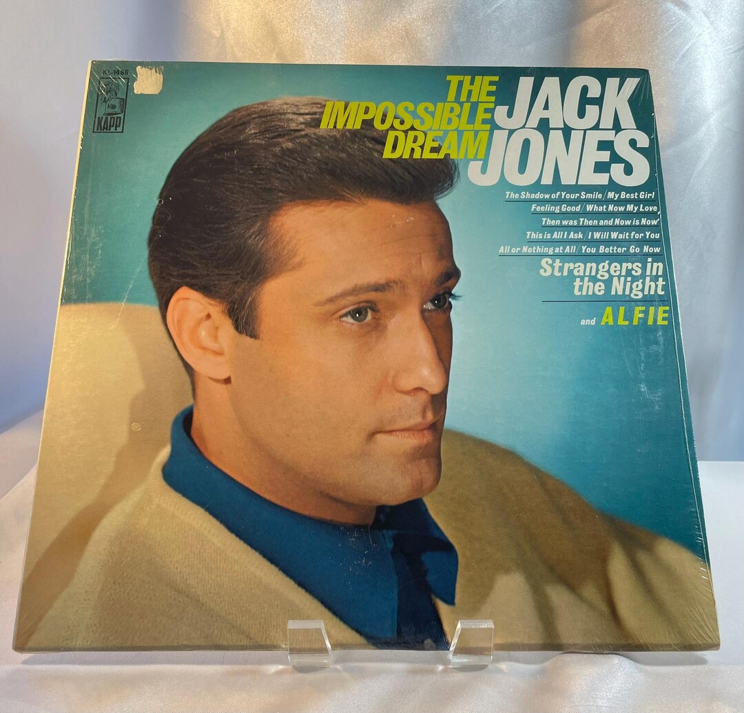Jack Jones the Impossible Dream 1966 Kapp LP KS 3486 - Etsy