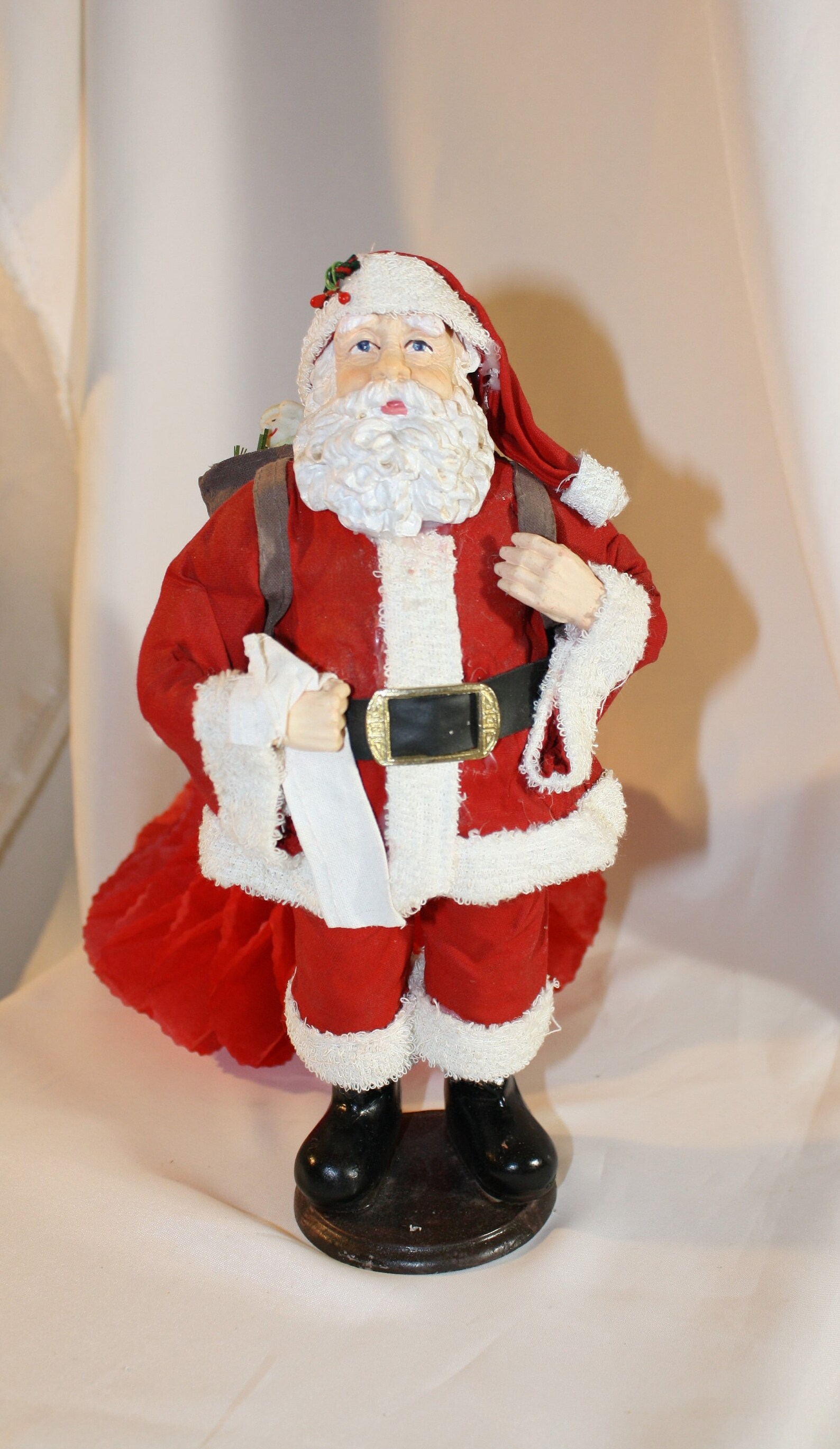 Vintage Santa Resin Figurine Retro Santa Decor 10.75 Inch - Etsy