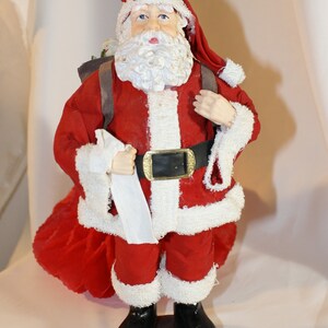 Vintage Santa Resin Figurine Retro Santa Decor 10.75 Inch - Etsy