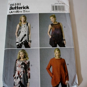 Butterick B6101, Pullover Tunic Top Sewing Pattern - Etsy