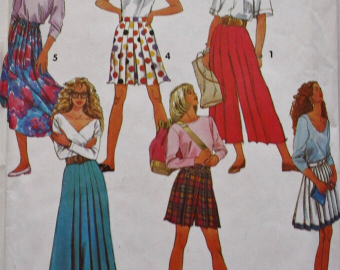 Set of Skirts / Split Skirt /simplicity 7825 /sewing Pattern - Etsy