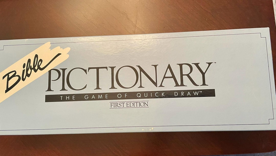 Bible Pictionary First Edition the Game of Quick Draw Vintage 1987 ...