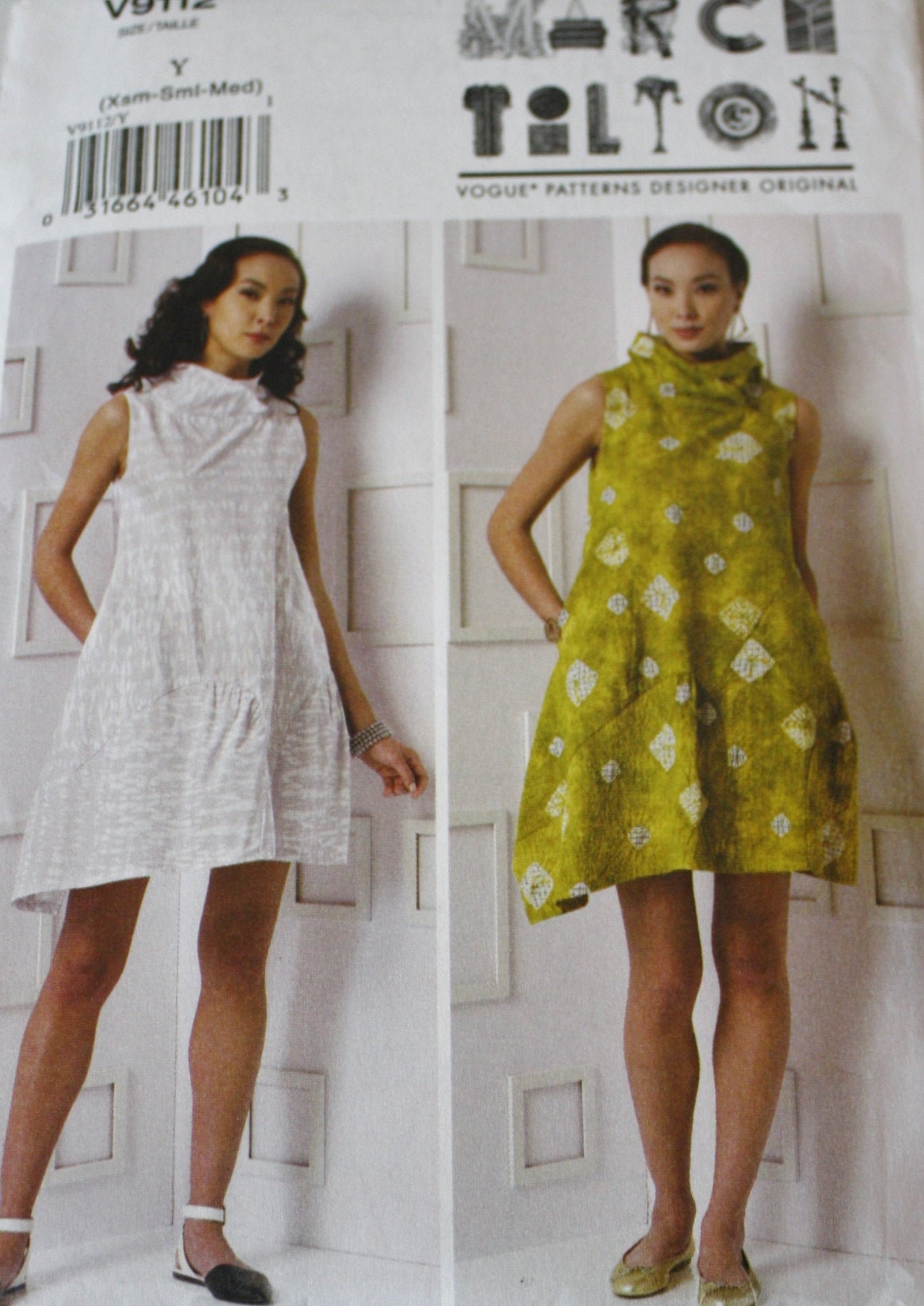 Vogue V9112 Dress Sewing Pattern UNCUT Marci Tilton Collection ...