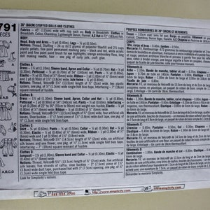 Simplicity 8791 26 Inch Tall Dolls Sewing Pattern, Halloween Dolls ...