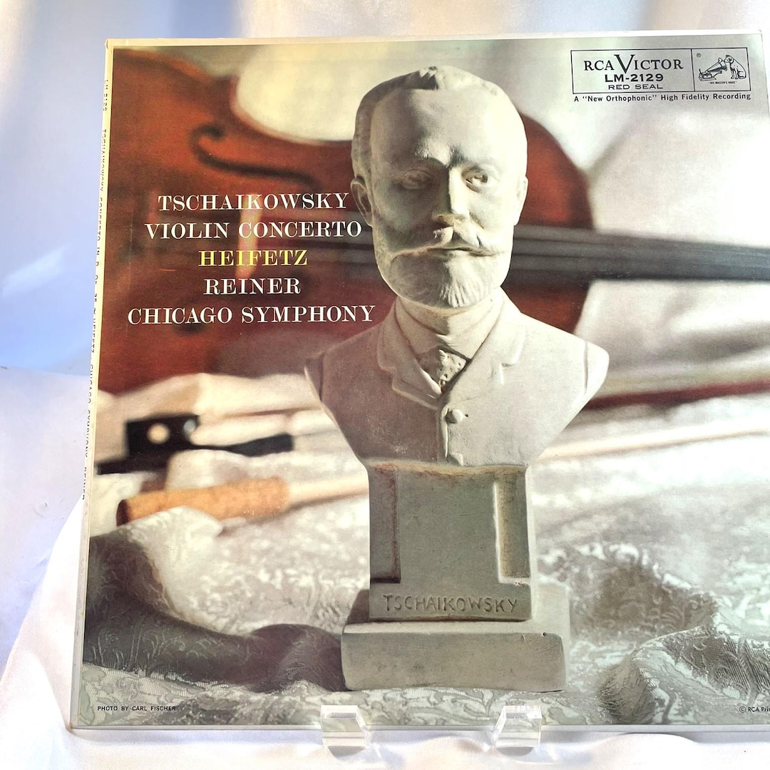 Tchaikovsky Violin Concerto Heifetz Reiner LP RCA LM-2129 - Etsy