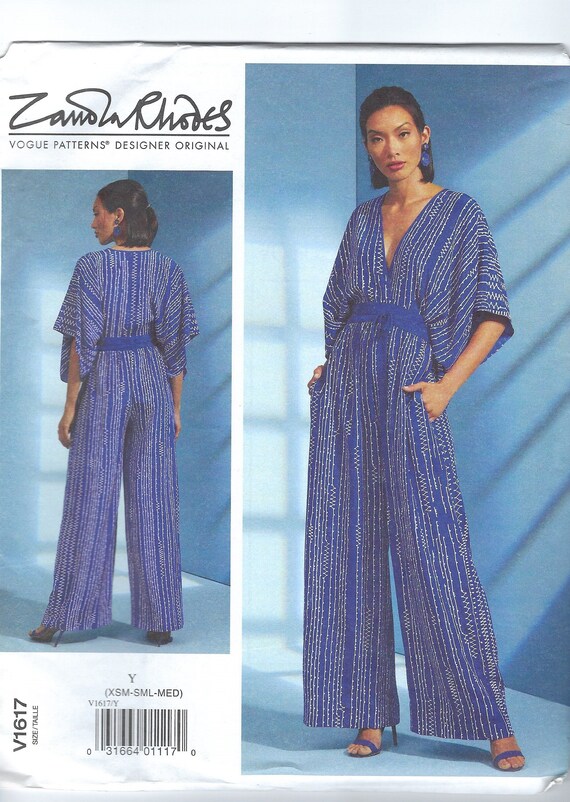 Vogue Sewing Pattern V1617 Jumpsuit Sewing Pattern Vogue | Etsy