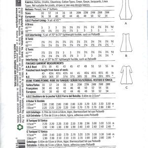 Simplicity S8640 Womens Dress Sewing Pattern UNCUT, With Sleeve ...