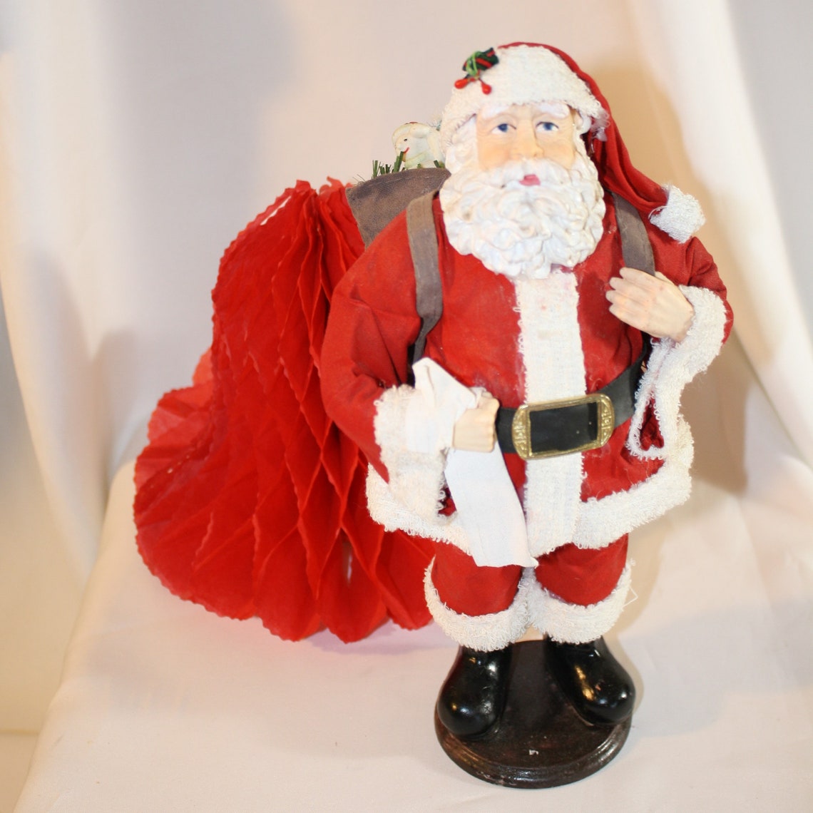 Vintage Santa Resin Figurine Retro Santa Decor 10.75 Inch - Etsy