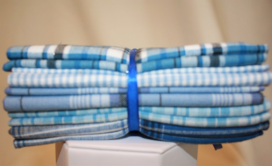 Blue Fat Quarters. Fat Quarter Bundle, Blue Fabric,, 99 Cotton 1 ...