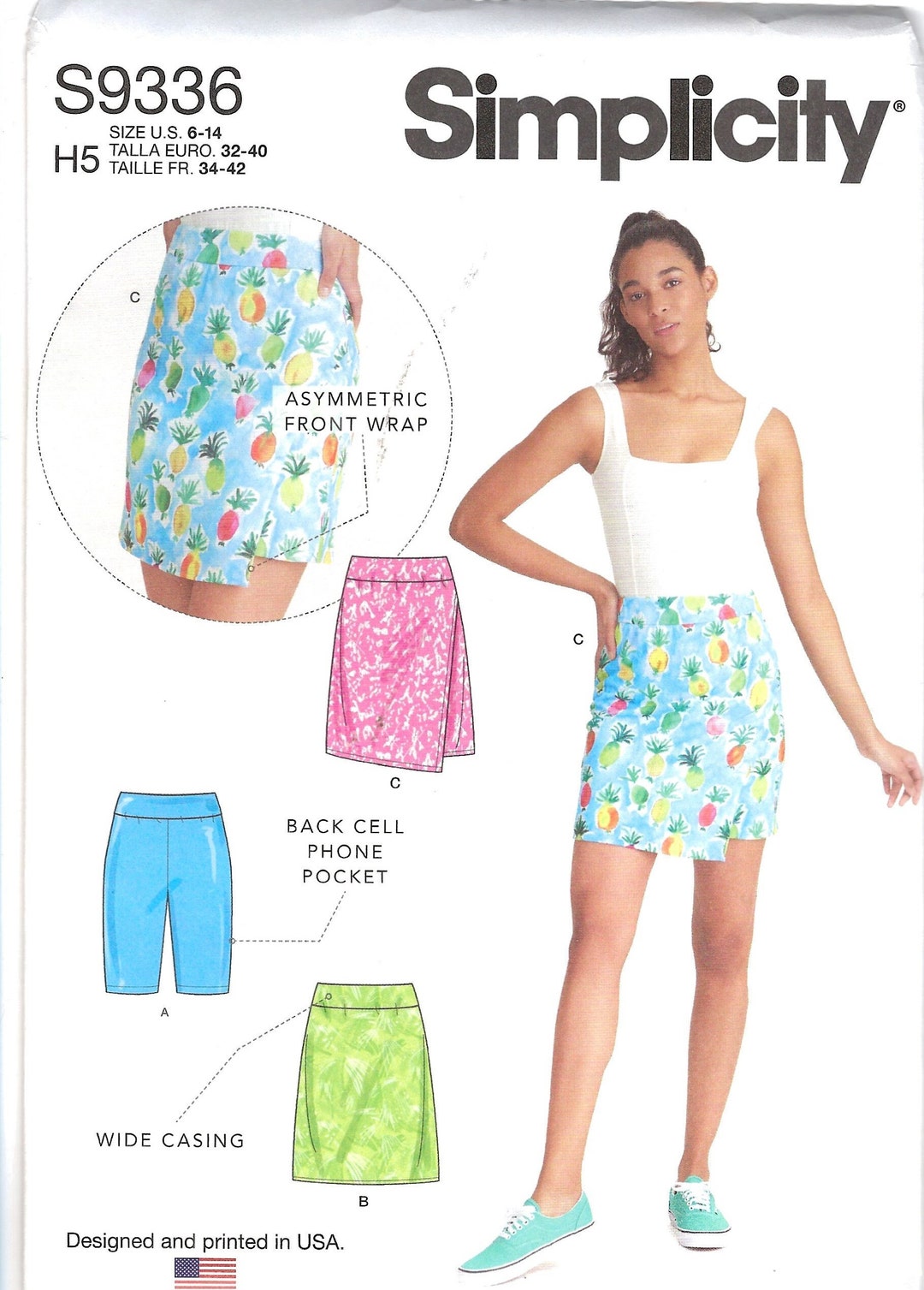 Simplicity Sewing Pattern S9336 Misses' Knit Skorts, Skirts and Shorts ...