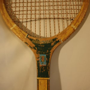 Vintage Wood Tennis Racquets, Regent Honour Green Wooden Rackets Tennis ...