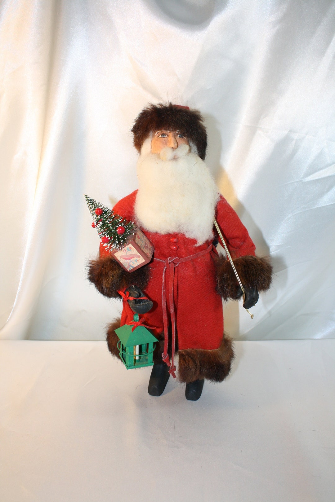 Vintage Joyce Fuller Santa Figurine, Retro Santa Decor, 14.50 Inch ...