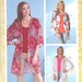 Butterick B6176 Sewing Pattern for Misses Open Front Kimono Jacket ...
