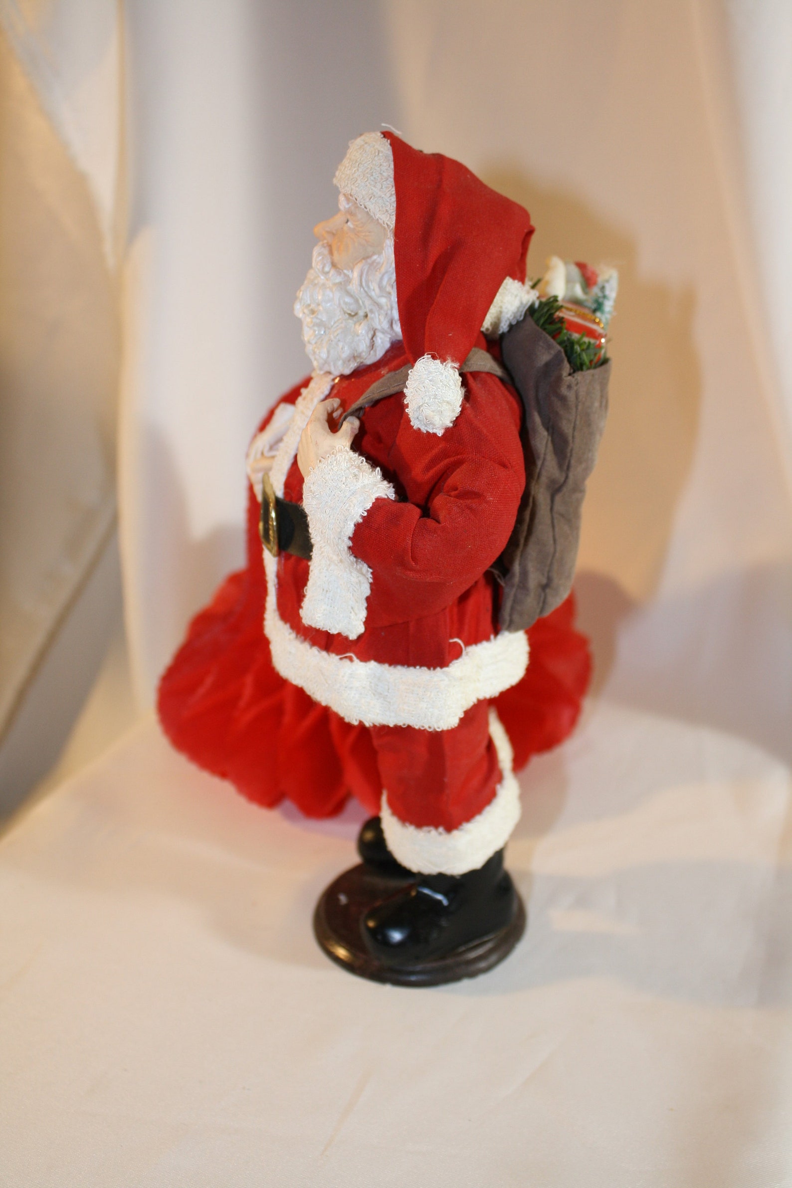 Vintage Santa Resin Figurine Retro Santa Decor 10.75 Inch - Etsy