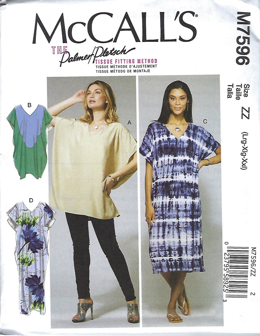 Mccall's M7596 Dress and Tunic Top Pattern, Sewing Pattern - Etsy