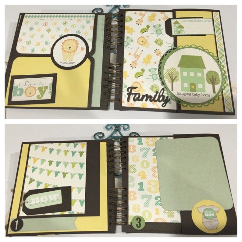 Baby Boy Journal Photo Album 8 X 8 Inches - Etsy