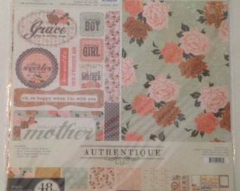 AUTHENTIQUE Playful Collection 12 X 12 Collection Kit, Double-sided ...