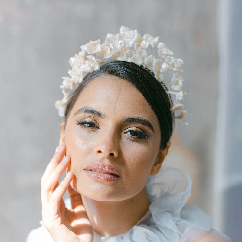 Porcelain Flower Crown - Etsy