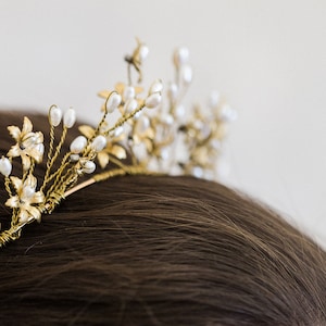 SIRENE | Antique French Gilded Coronet - Etsy