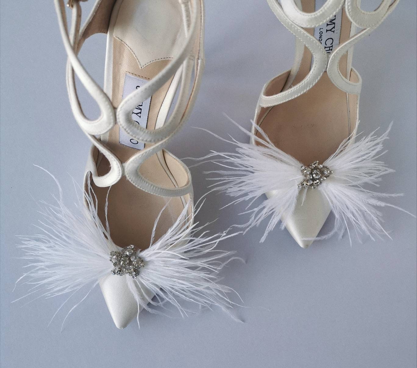 BOND Feather shoe clips | Etsy