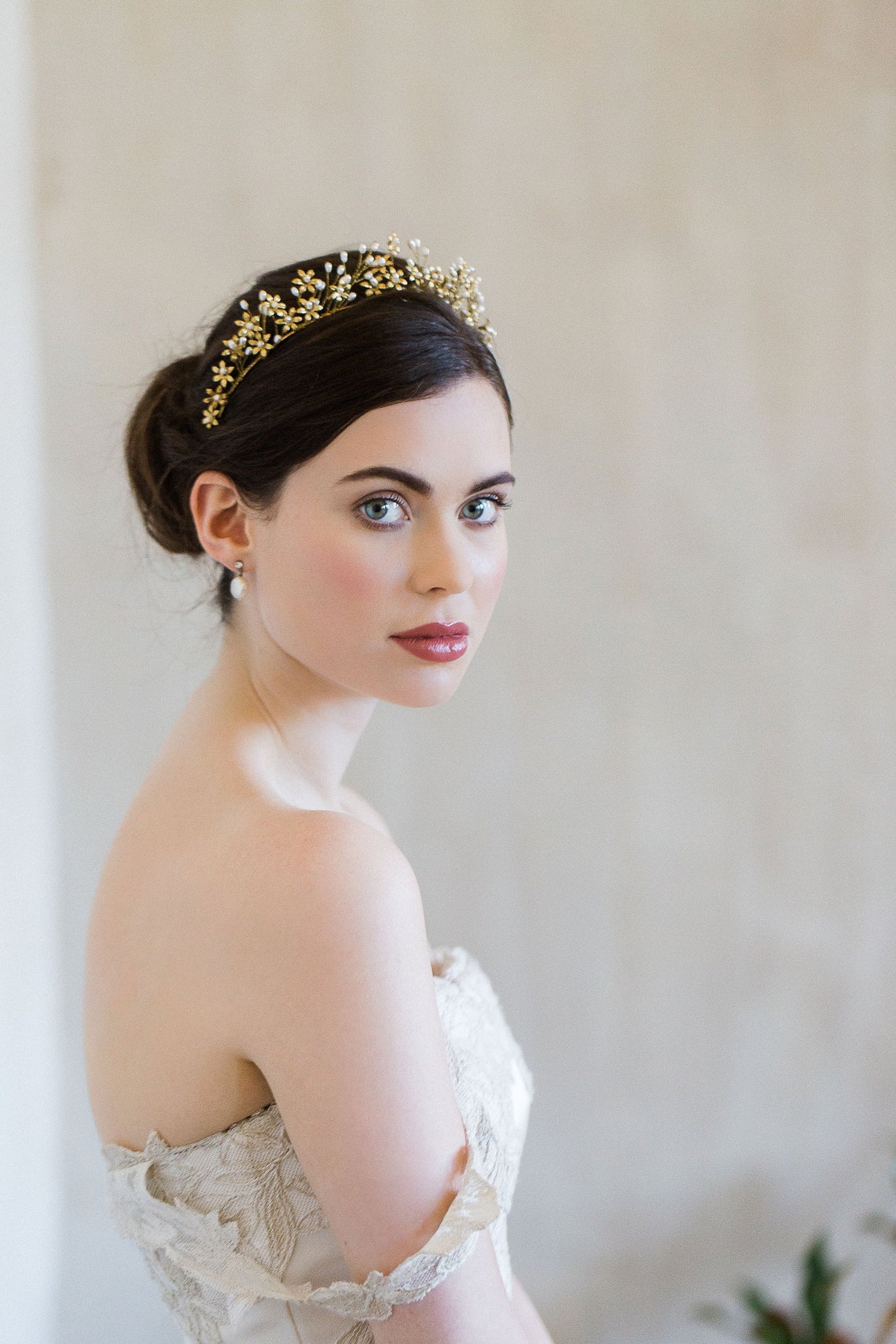 SIRENE | Antique French Gilded Coronet - Etsy