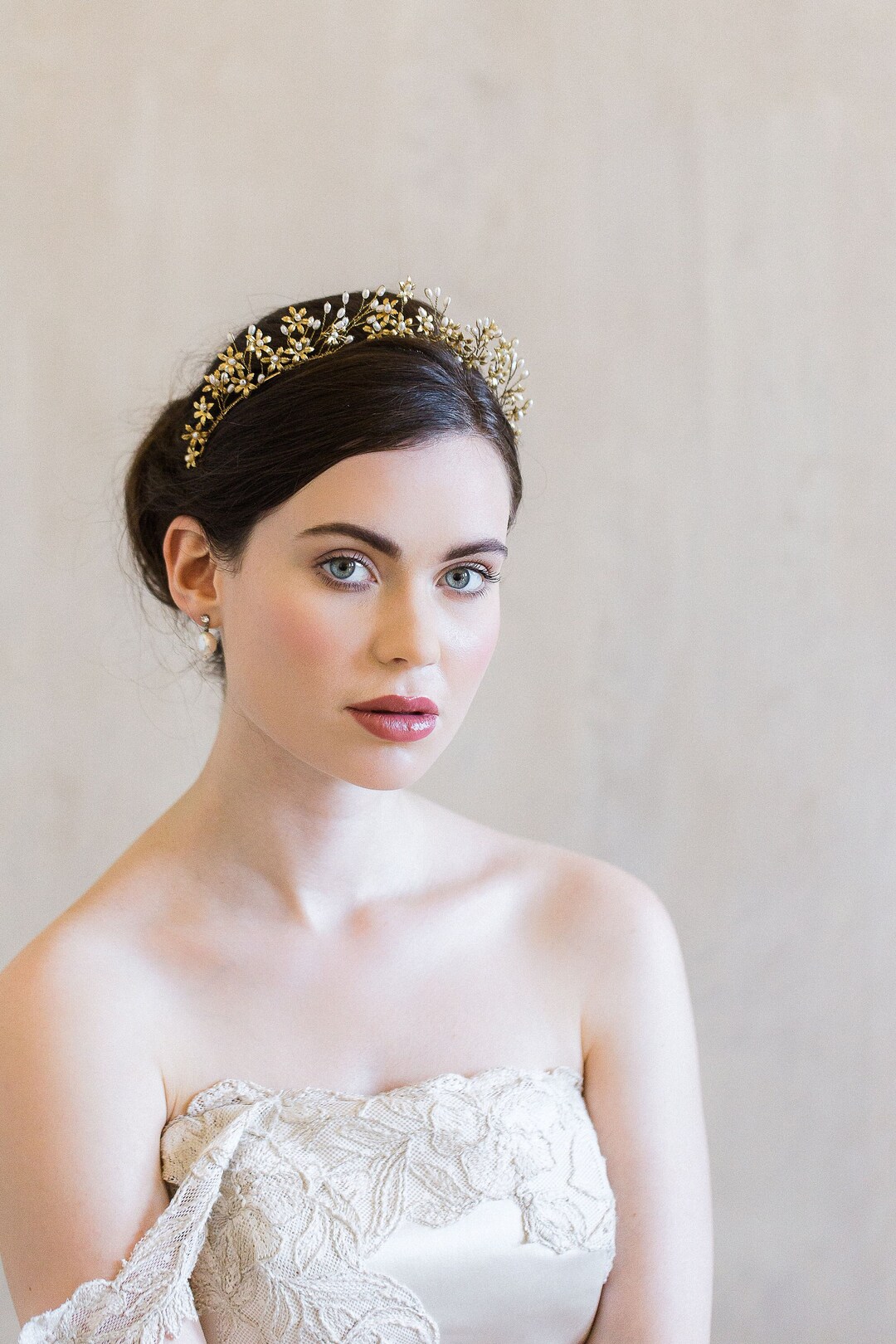 SIRENE | Antique French Gilded Coronet - Etsy