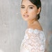 ORIANA | Floral Beaded Cape, Bridal Cape, Bridal Separates, Cape Veil ...