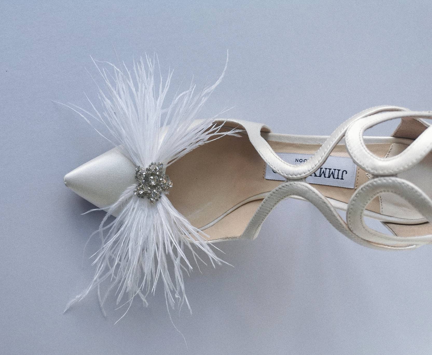 BOND Feather shoe clips | Etsy