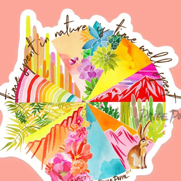 Desert Inspired Sticker.arizona Sticker.arizona License Plate.az ...