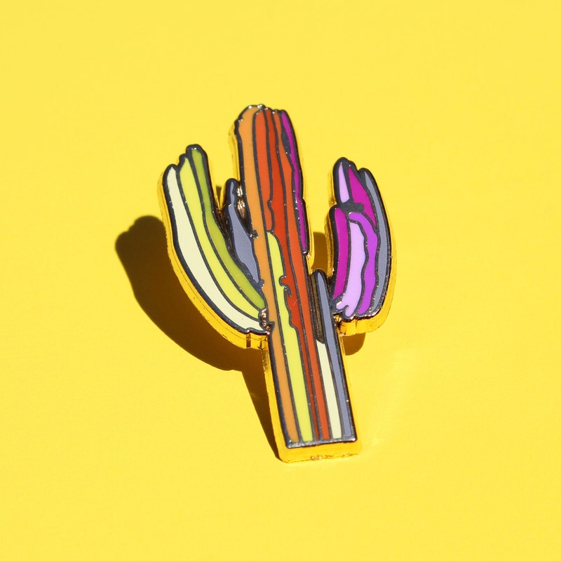 Cactus Pin - Etsy