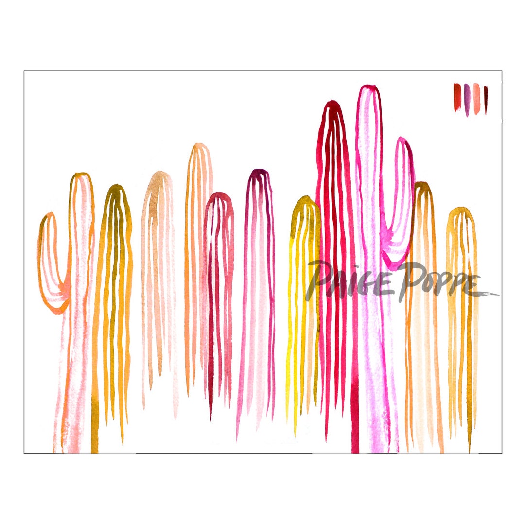 Cactus Art.cacti Art.saguaro Art.arizona Art.southwestern Art.arizona ...