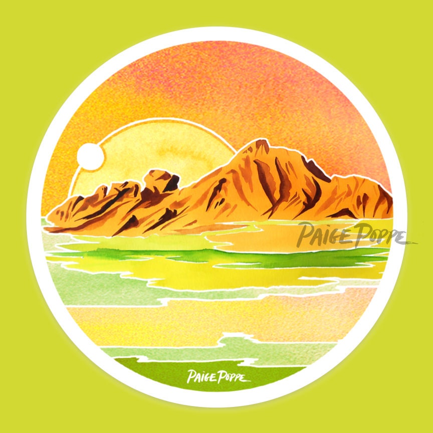 Arizona Sticker. Camelback Mountain Sticker.desert - Etsy