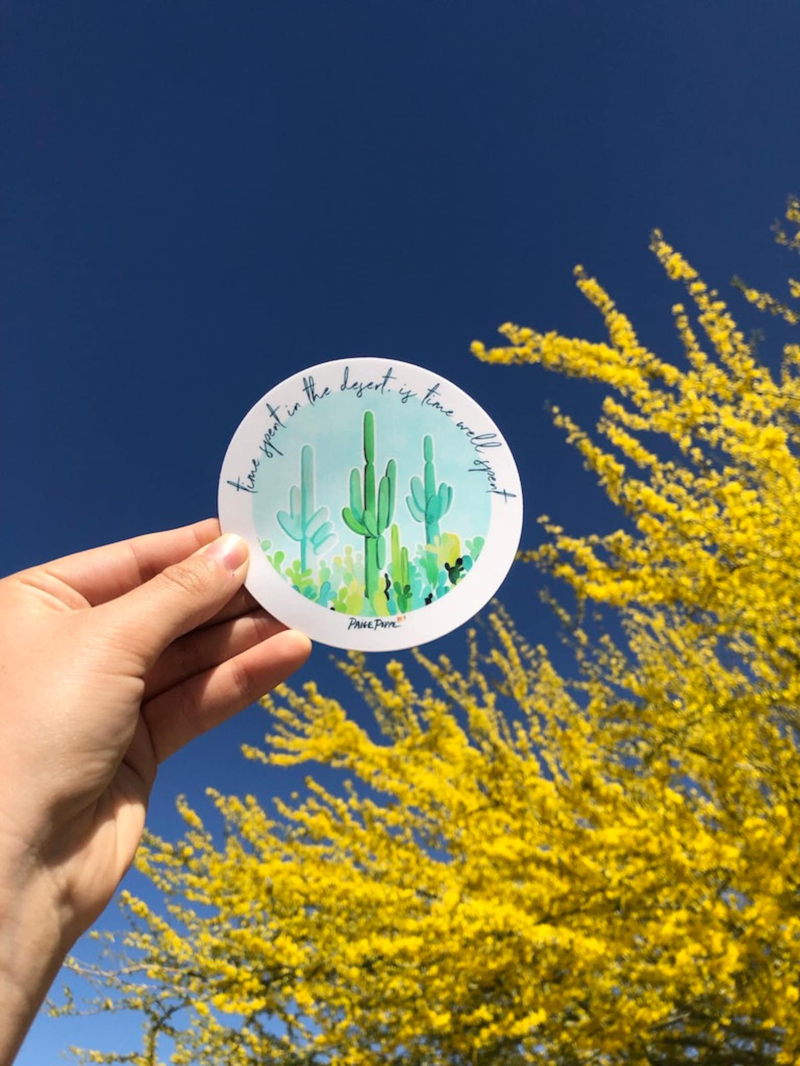 Cactus Sticker.cacti Sticker.saguaro Sticker.desert | Etsy