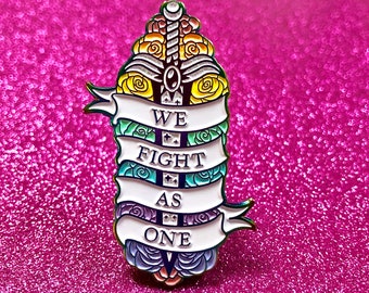 We Fight as One Embroidered Patch - Etsy