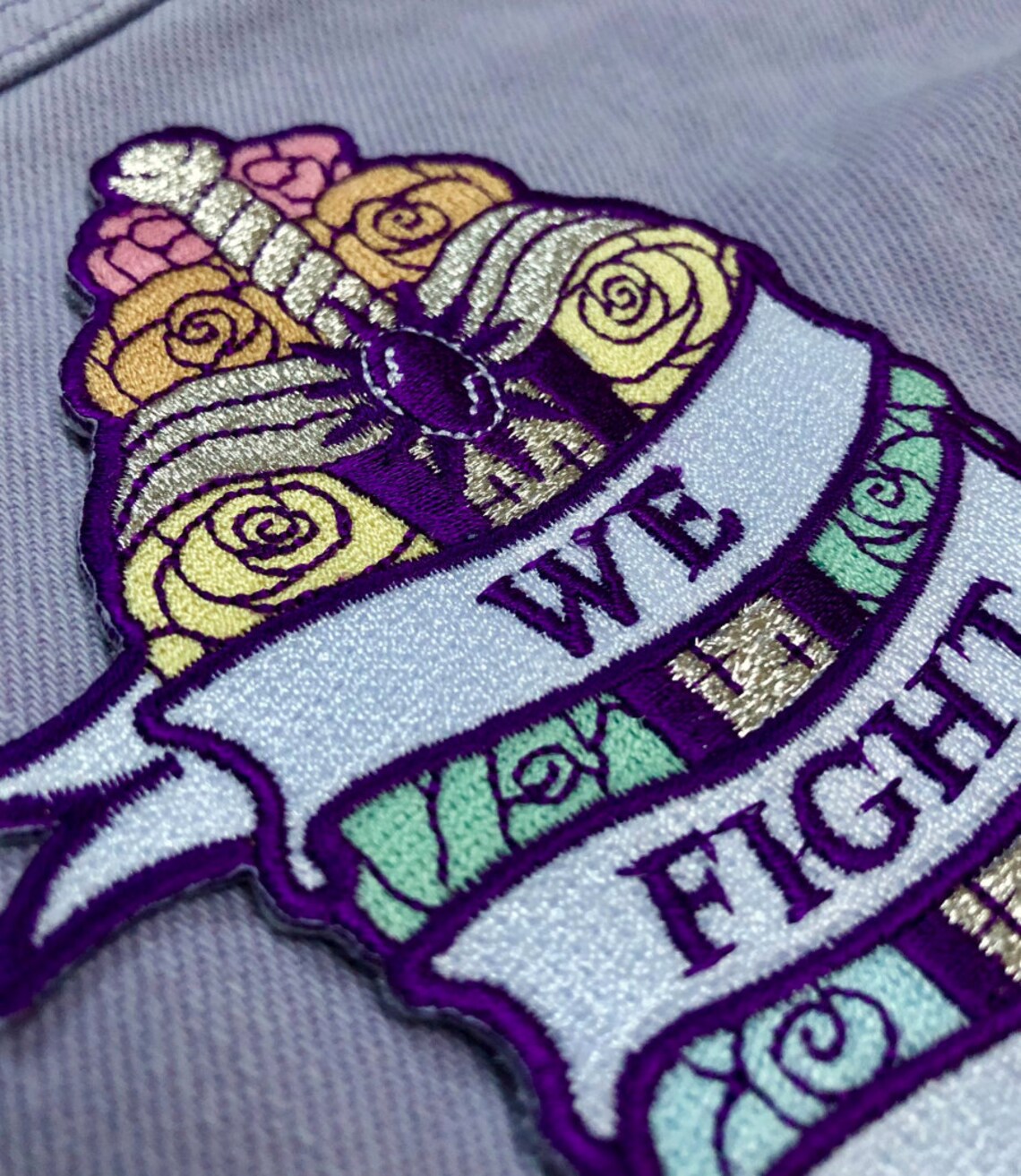 We Fight as One Embroidered Patch - Etsy