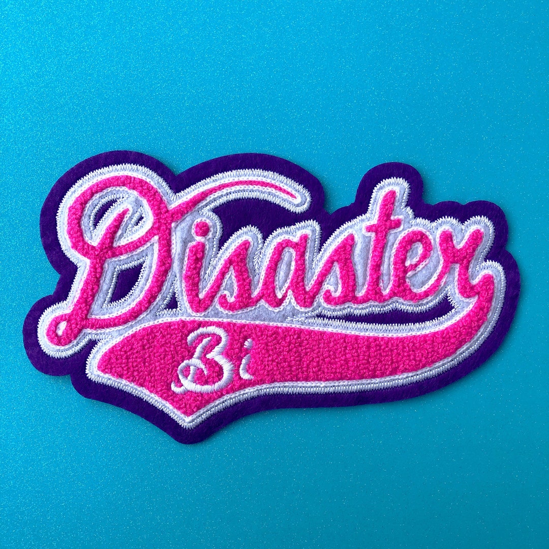Disaster Bi Embroidered Patch - Etsy