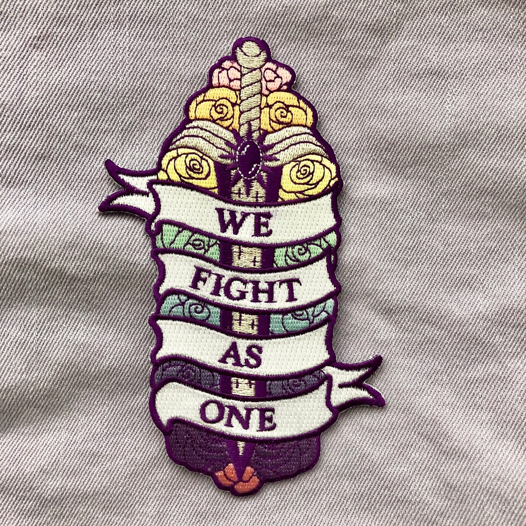 We Fight as One Embroidered Patch - Etsy