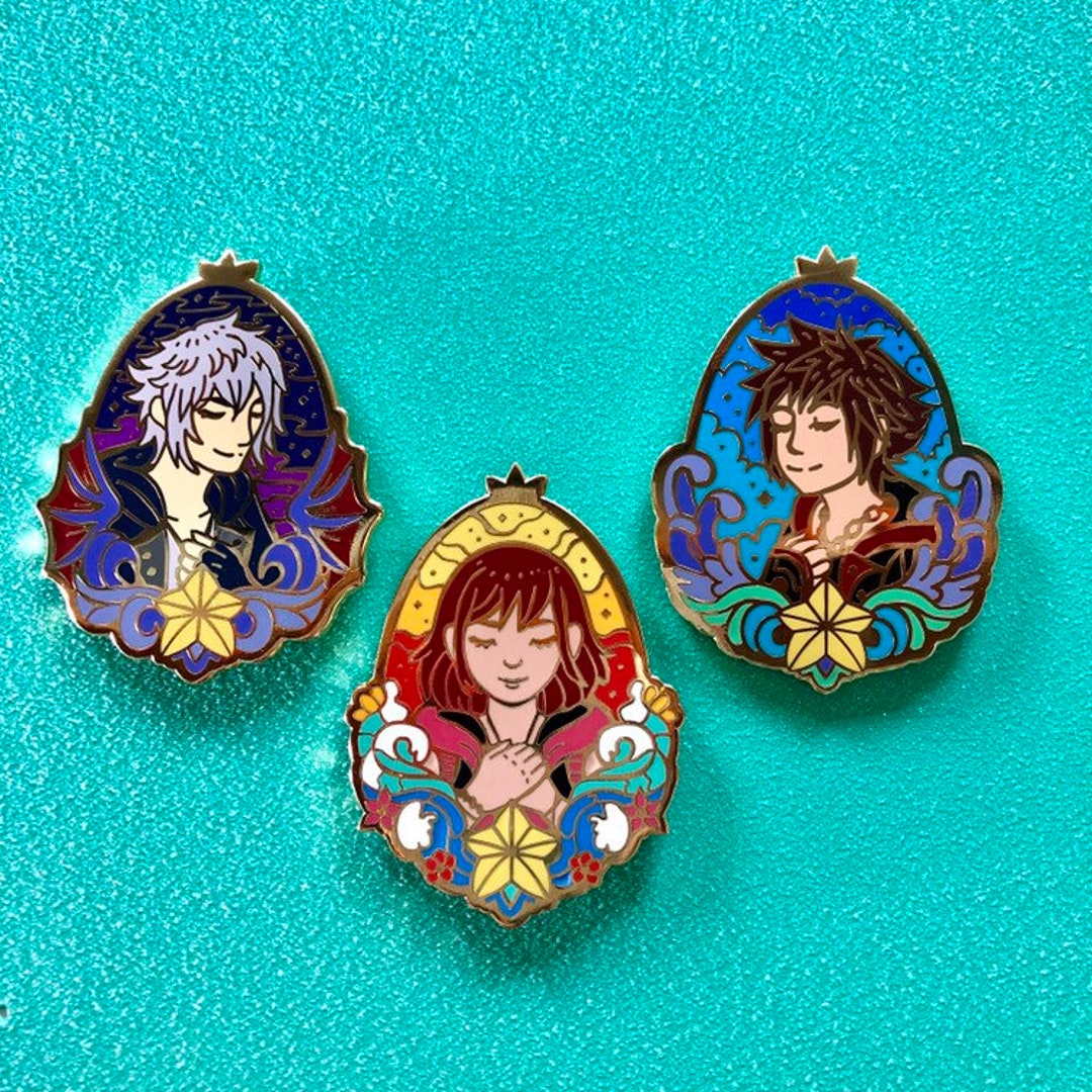 CLEARANCE: KH Destiny Trio Enamel Pins - Etsy