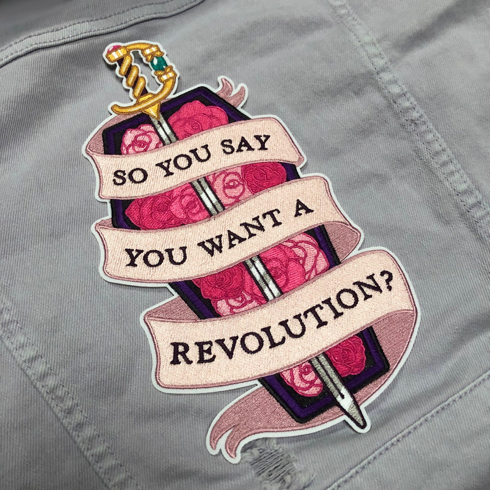Revolution Back Patch - Etsy