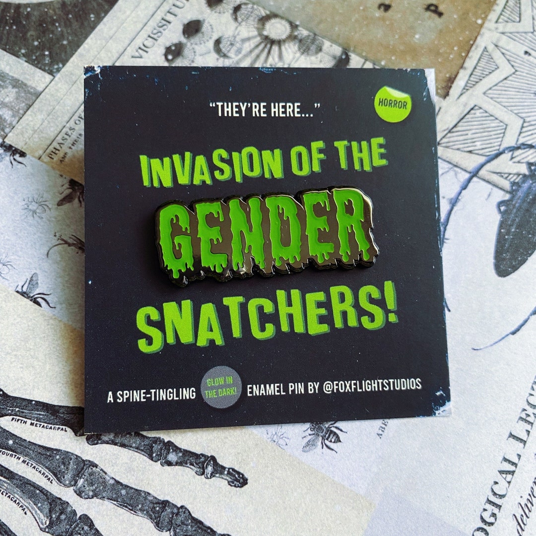 Horror Gender Enamel Pin Slime Edition - Etsy