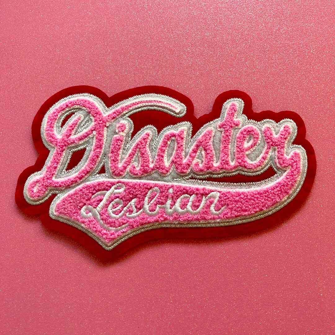 Disaster Lesbian Embroidered Patch - Etsy