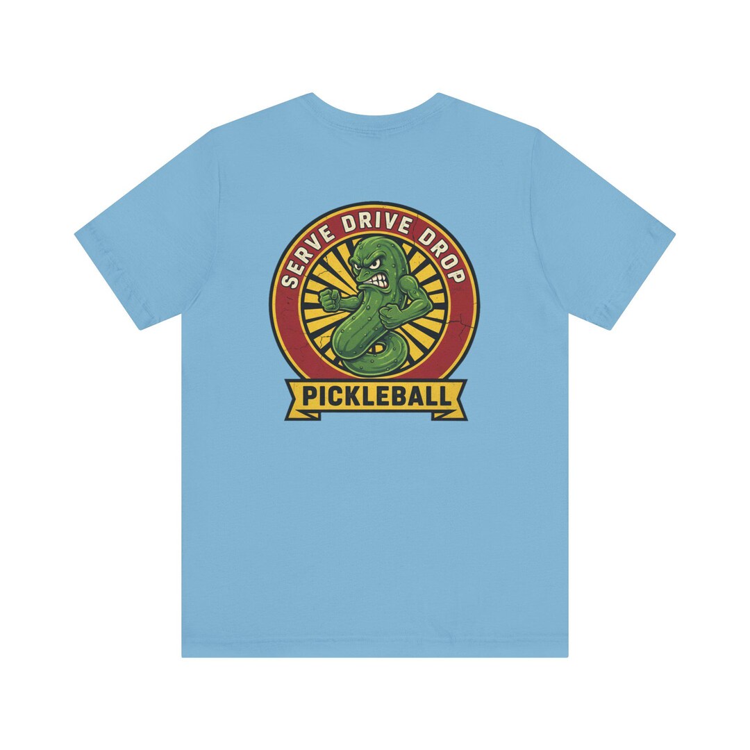 Serve Drive Drop Pickleball Dojo Shirt Pickle Warrior Tee Personalized ...