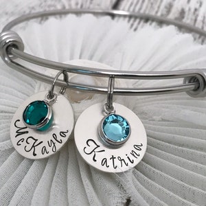 Personalized Mother's Day Gift, Charm Bracelet for Mom, Grandma ...