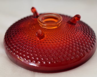 Red Bubble Glass | Etsy