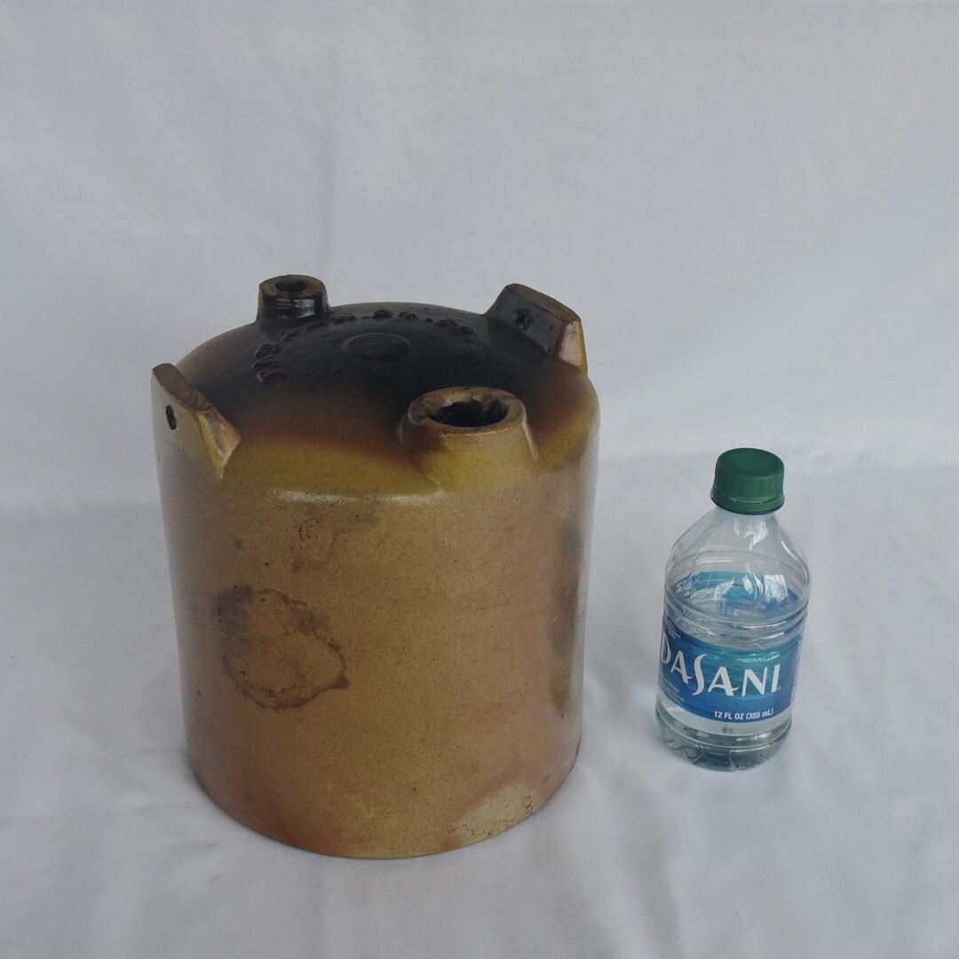 Stoneware Crock Jug 1882 Antique Salt Glaze Akron Stoneware Co ...