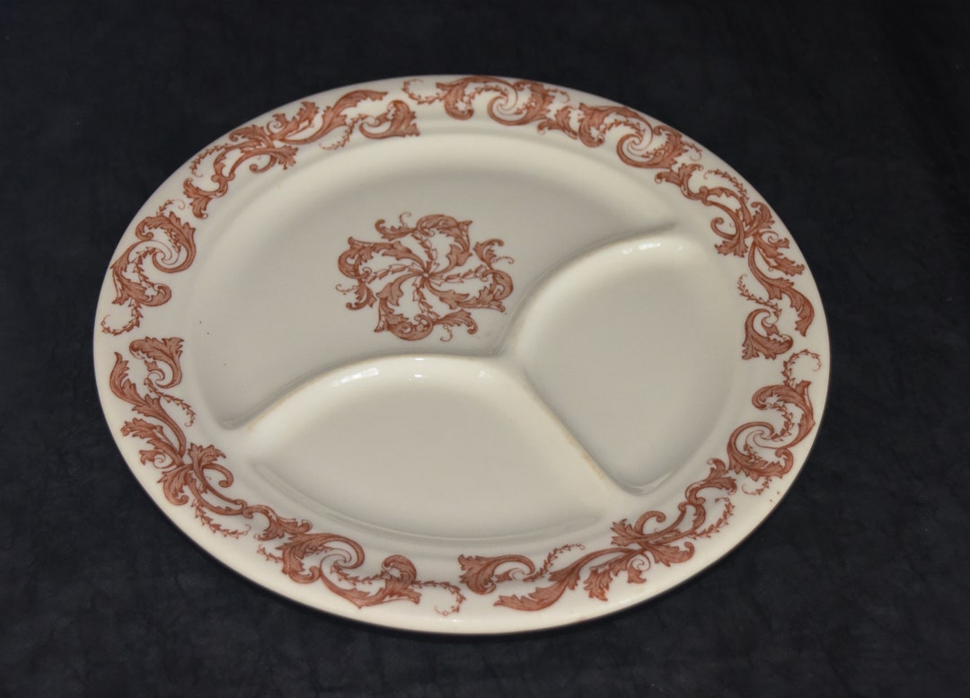Restaurant-ware Divided Plate Vintage SHENANGO China New Castle PA 9-3/ ...