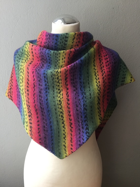 Triangle Cloth rainbow Cloth Stola Shoulder Cloth - Etsy