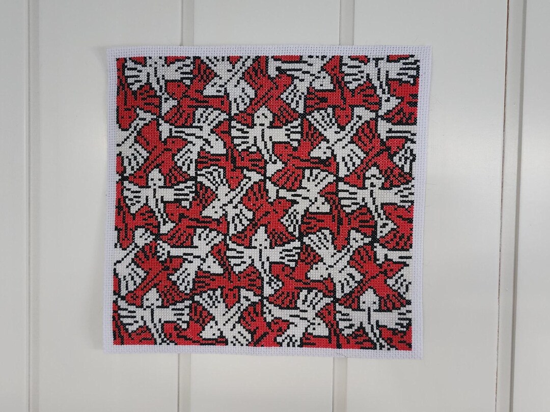 MC Escher Birds Cross Stitch Pattern - Etsy