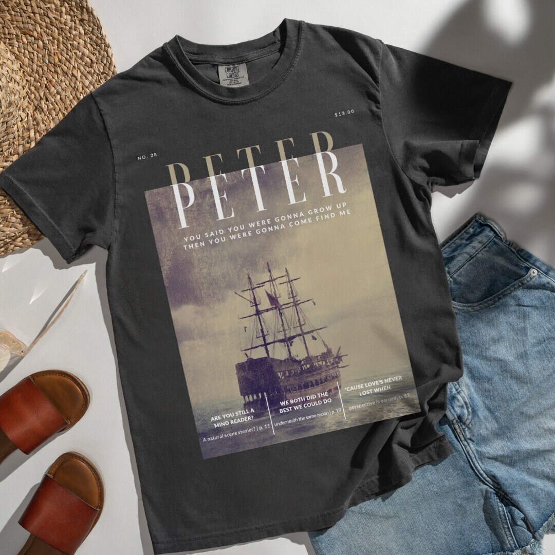Peter Shirt, Vintage Art Shirt, Magazine Style Shirt, Concert Crewneck ...