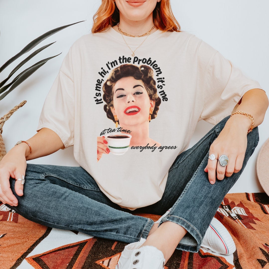 Anti-hero Shirt, Tea Time Shirt, Vintage Art Shirt, Magazine Style ...